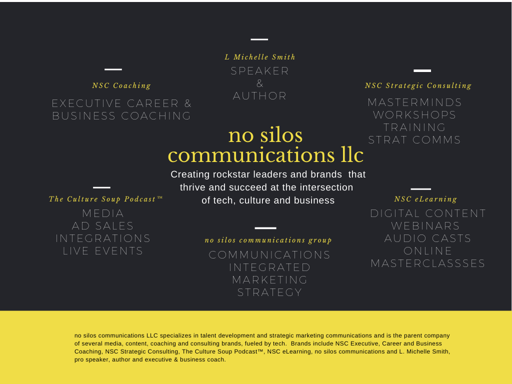 no silos communications LLC | L. Michelle Smith, M.S. ACC no silos communications LLC | L. Michelle Smith, M.S. ACC